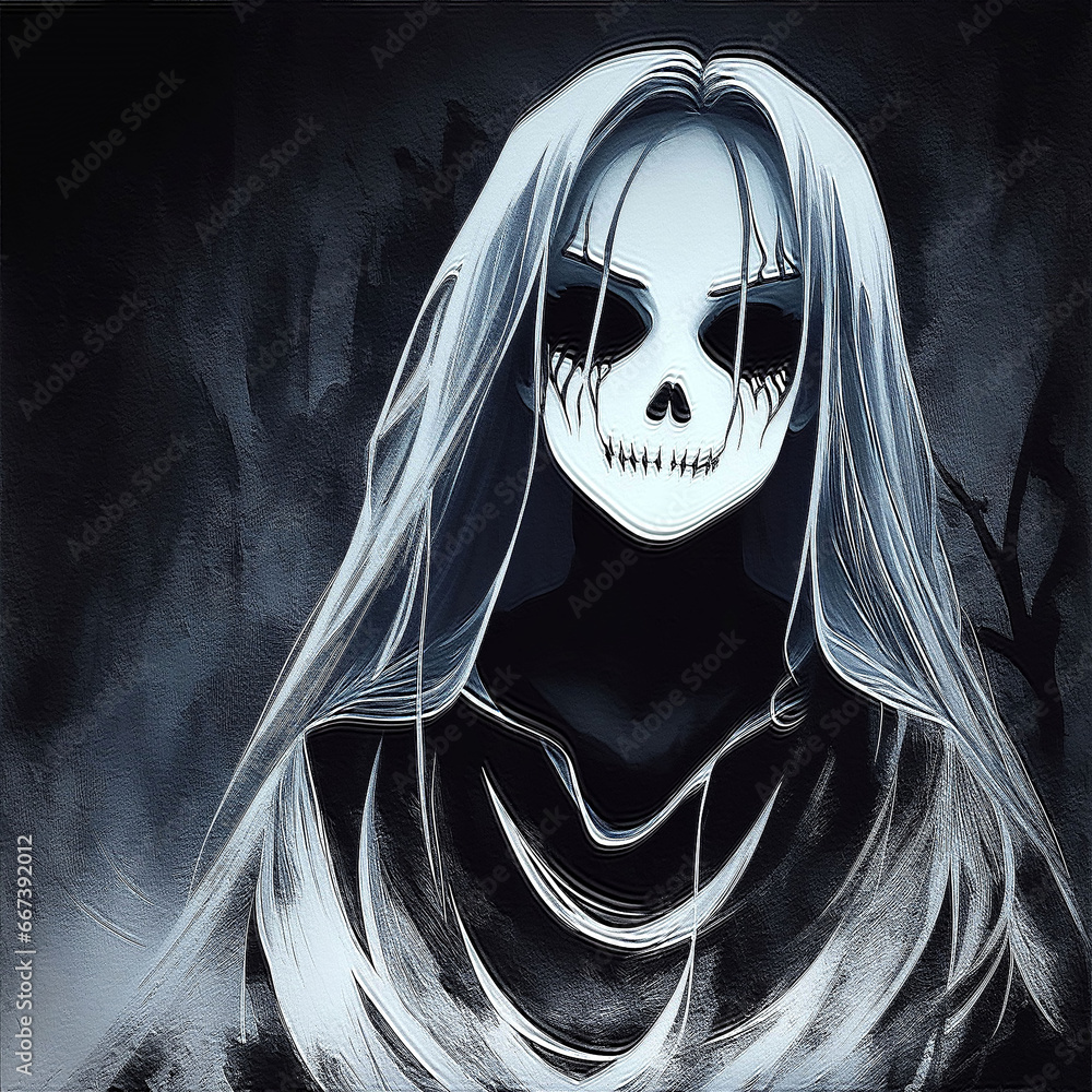 spooky ghost satan devil halloween characters and background themes for ...