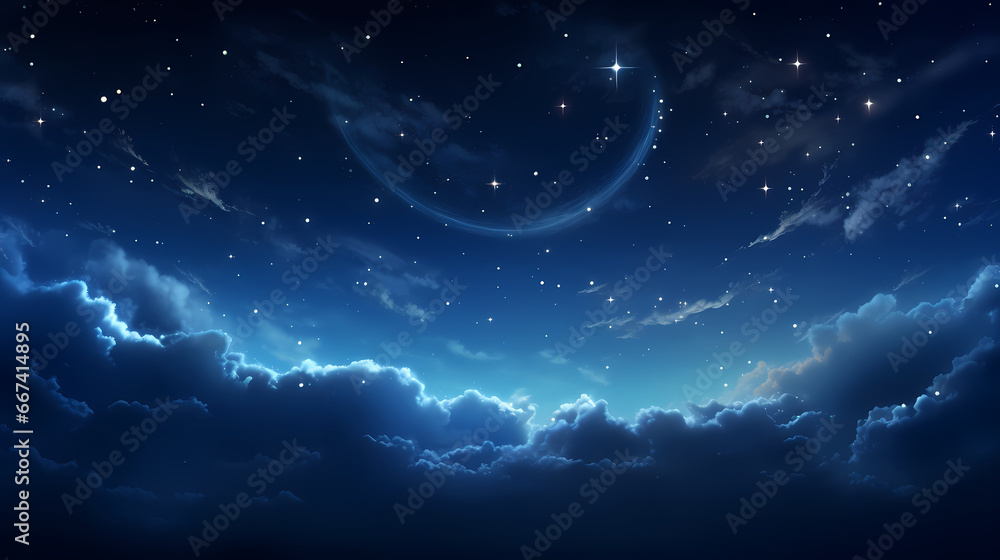 Sky, starry night, countless twinkling stars background wallpaper ...