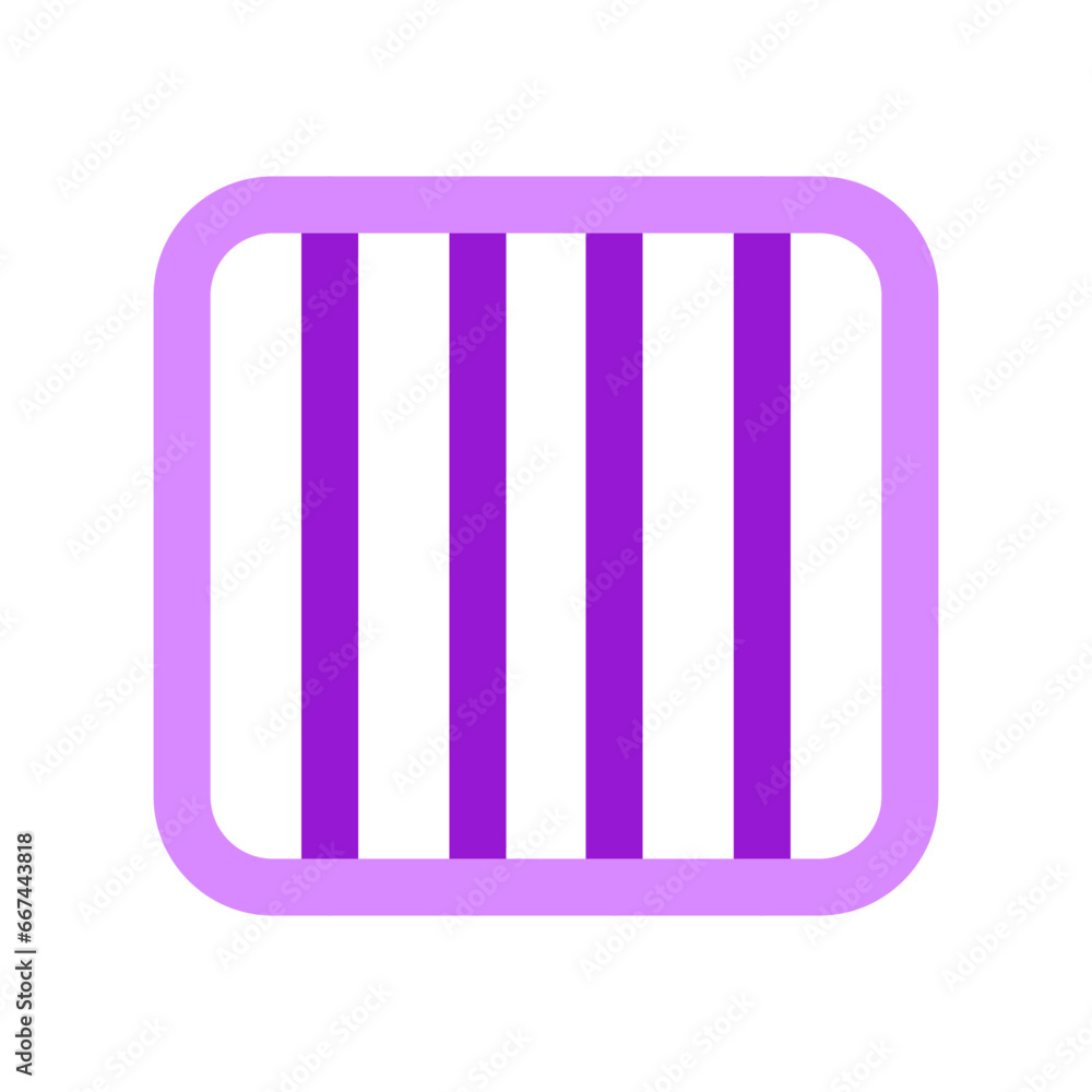 Editable vector column view icon. Part of a big icon set family ...