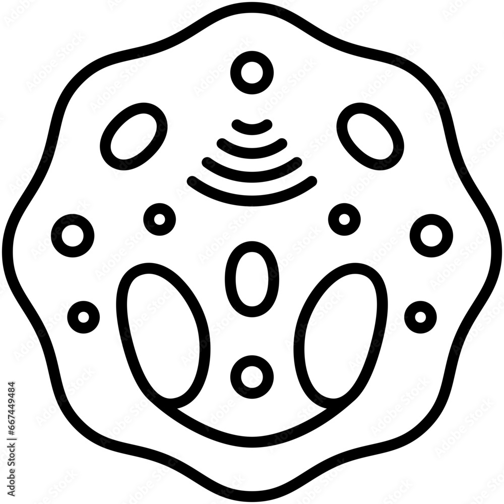 Eosinophil Icon. Myeloid Stem Blood Cell Symbol Stock Illustration ...