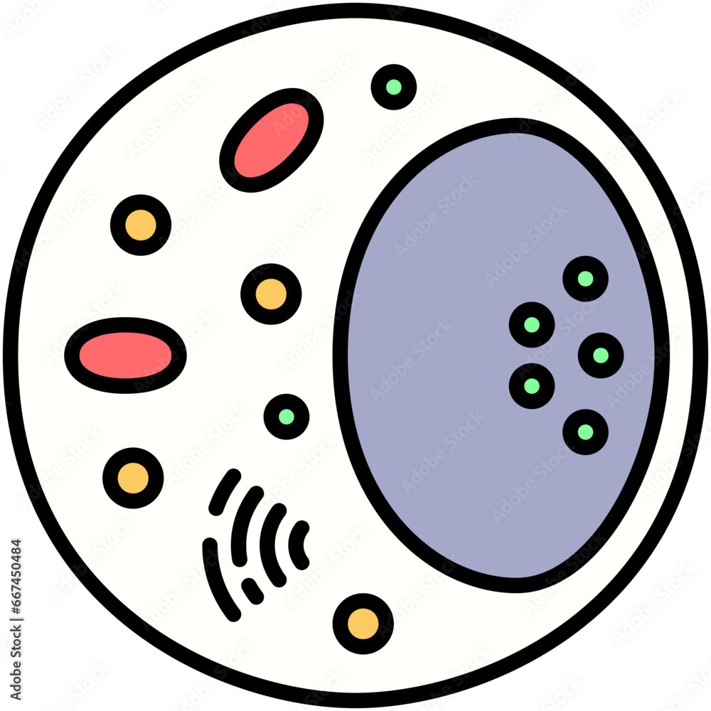Lymphocyte Icon. White Blood Cell T B Symbol Stock Illustration. Vector ...