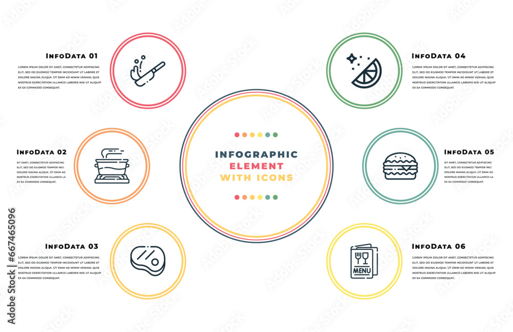 lateral pan, half lemon, boiling water pan, complete hamburger, beef ...