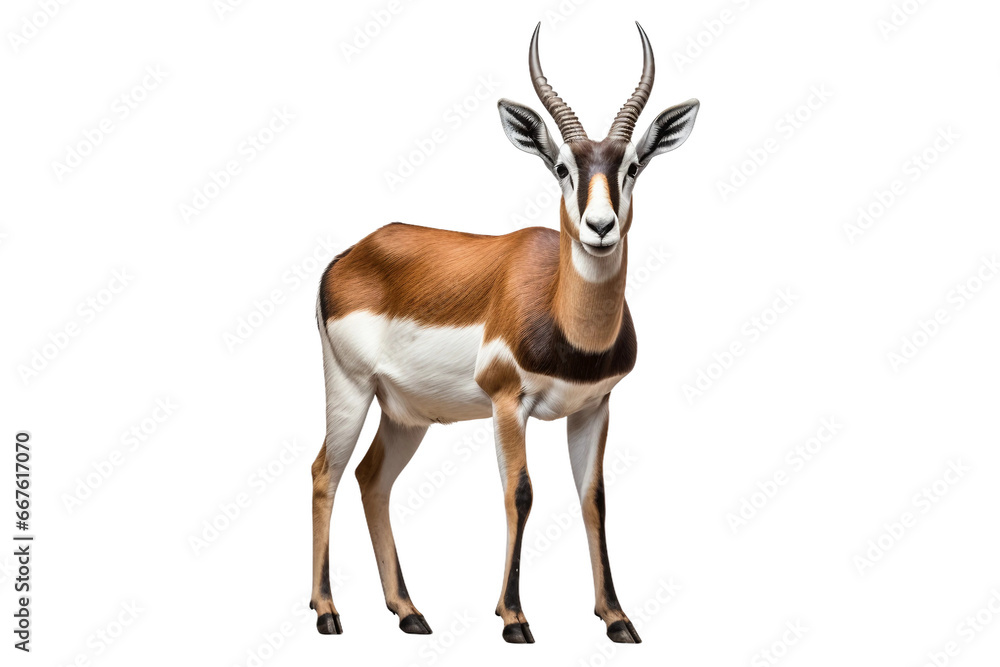 Springbok Isolated on transparent background, PNG Stock-Illustration ...