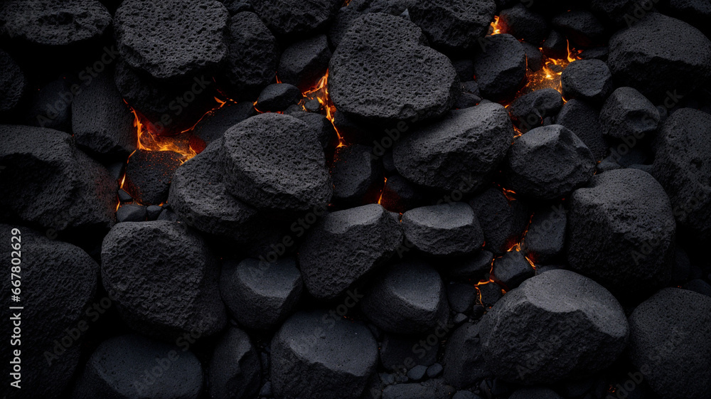 Black abstract lava stone texture background Stock Illustration | Adobe ...