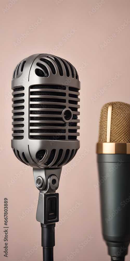 Singer's microphone. many reporters holding microphones for interviews ...