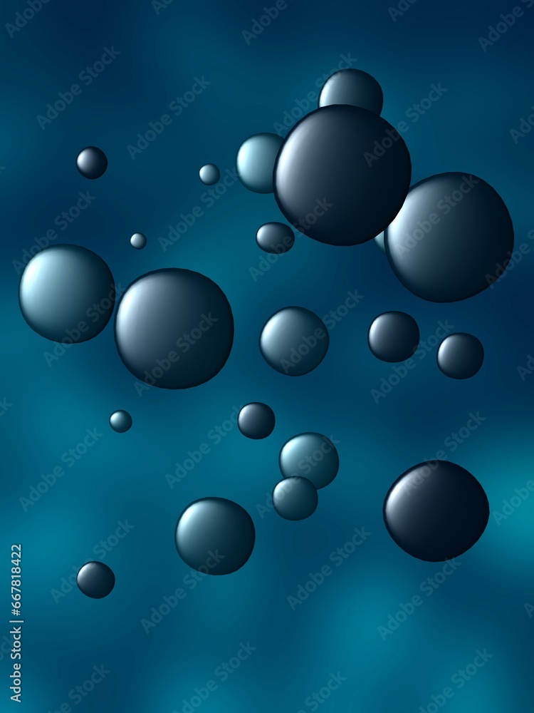 3D color illustration for desktop screensavers, gadgets and wallpaper ...
