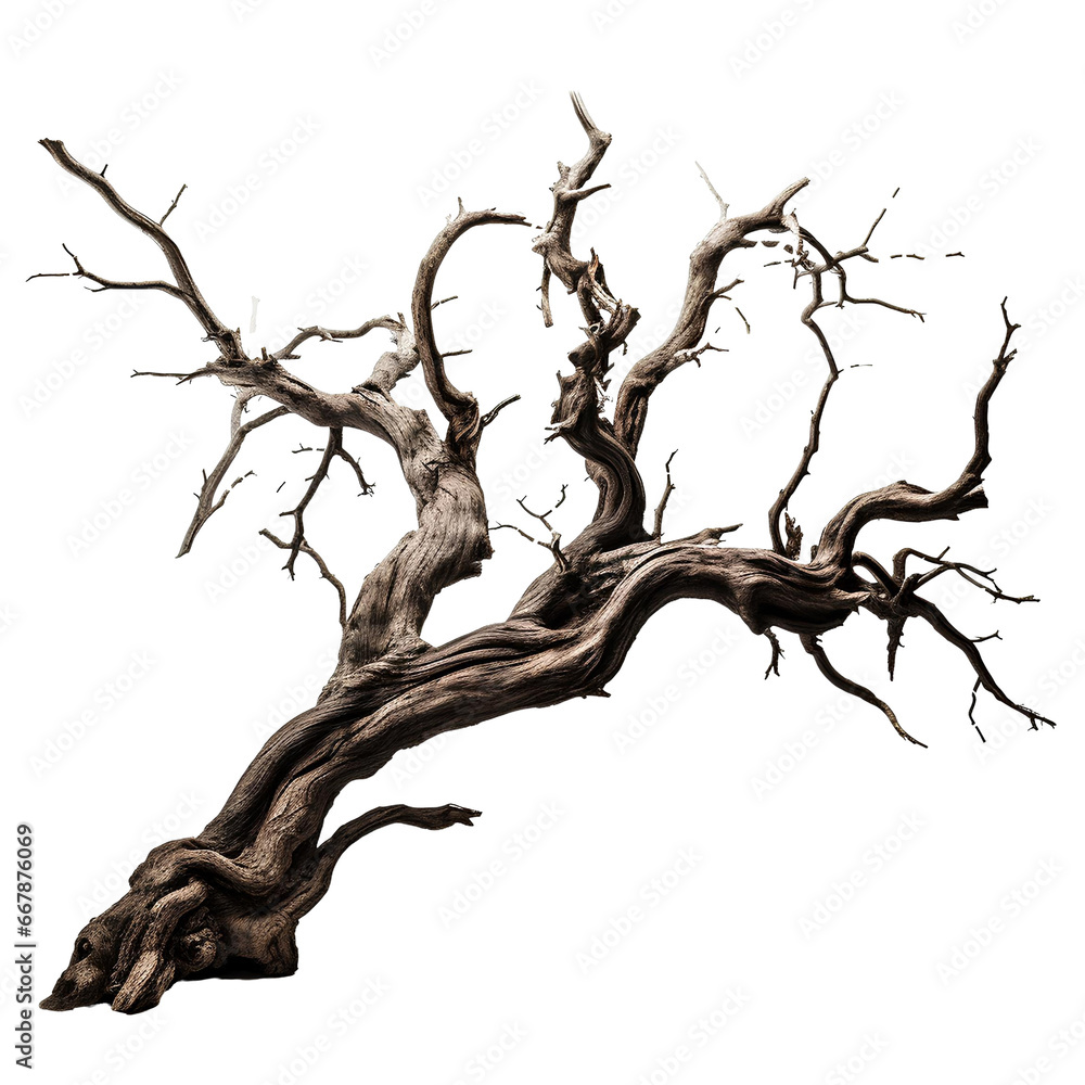 Dry and dead standing trees on transparent background PNG Stock Photo ...
