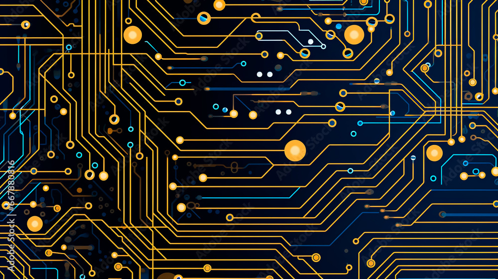 Abstract wallpaper circuit board. Motherboard pattern background ...