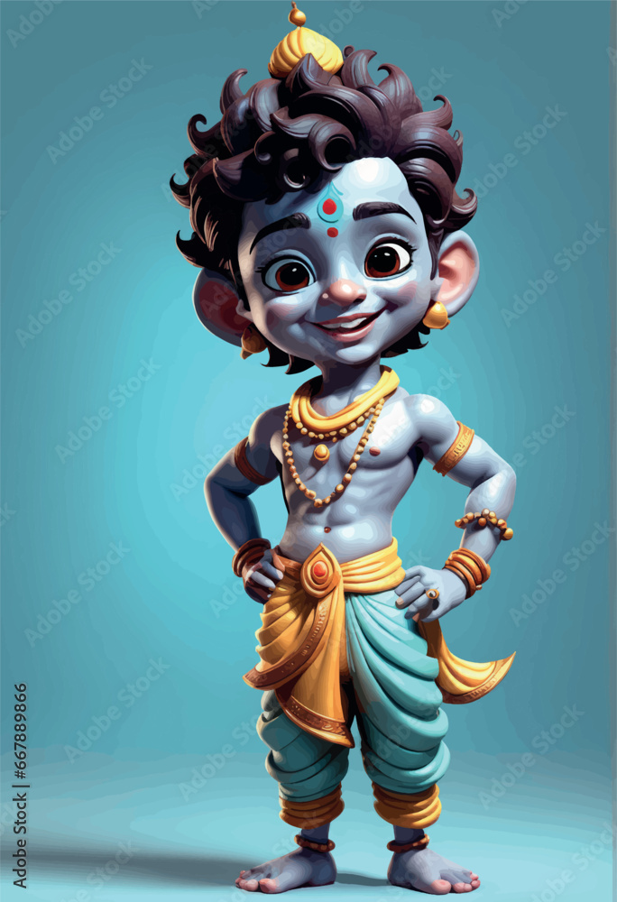 illustration of lord krishna illustration of lord krishna vector ...