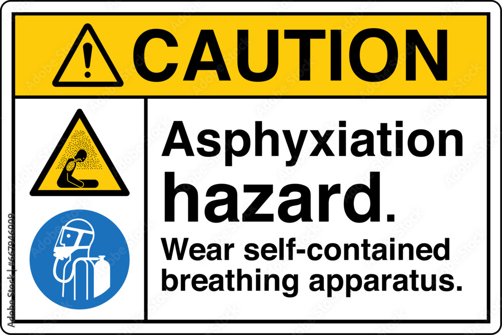 ANSI Z535 Safety Sign Marking Label Two Symbol Pictogram Standards ...