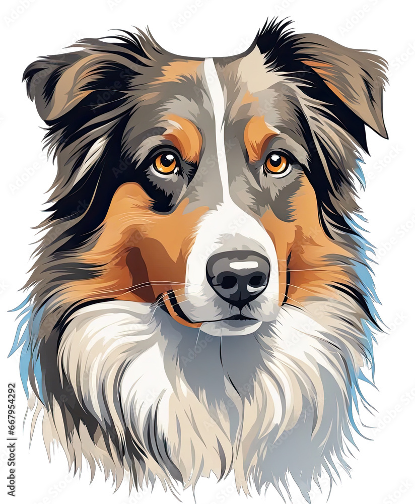 Australian Shepherd Clipart png dog clipart printable australian ...