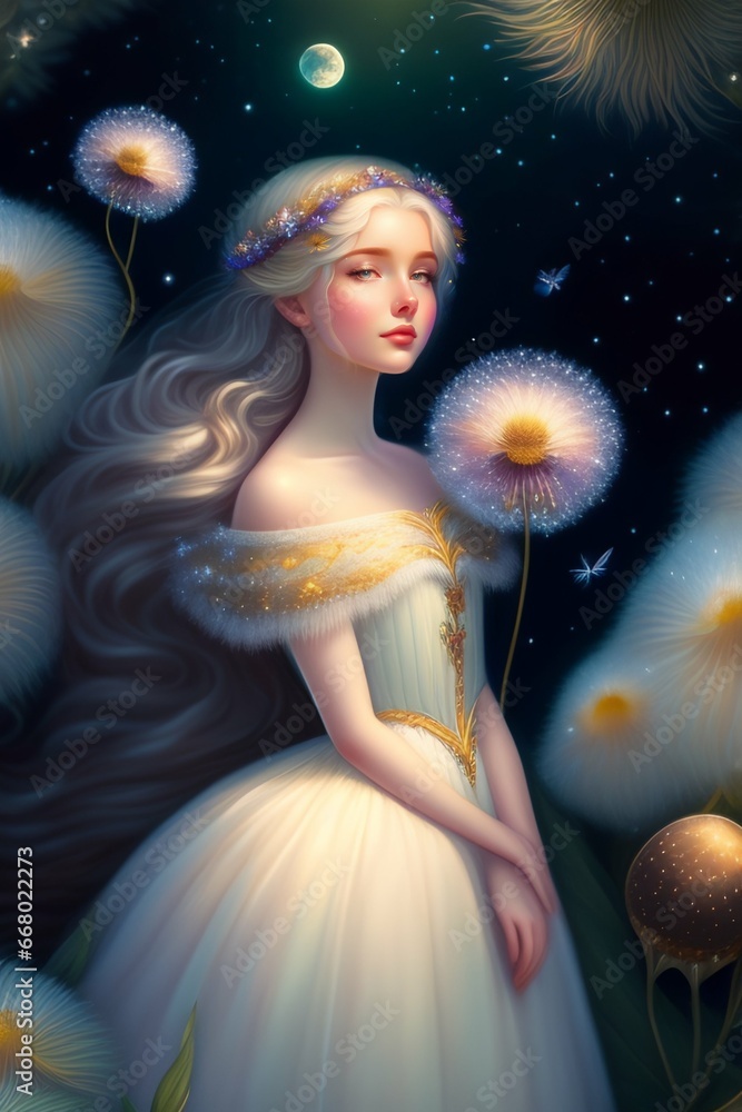Thumbelina elegant, highly detailed, digital painting, artstation ...