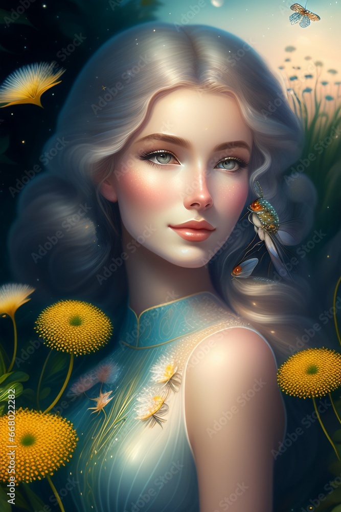 Thumbelina elegant, highly detailed, digital painting, artstation ...
