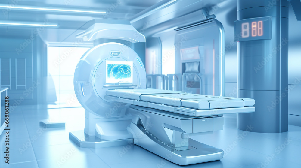 advanced x-ray scan medical diagnosis machine at hospital health care ...