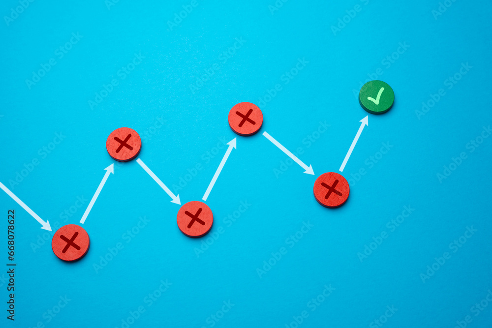 Through trying and failing to achieve success. Each failure provides an ...