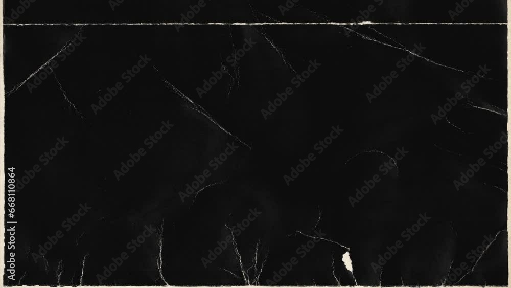 Vintage Stop Motion scratched Paper Sheet Loop/ 4k animation of a ...