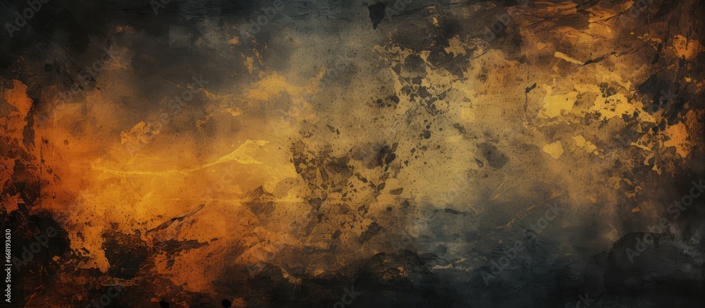 Abstract background with a color gradient spots and burnt effects or a ...