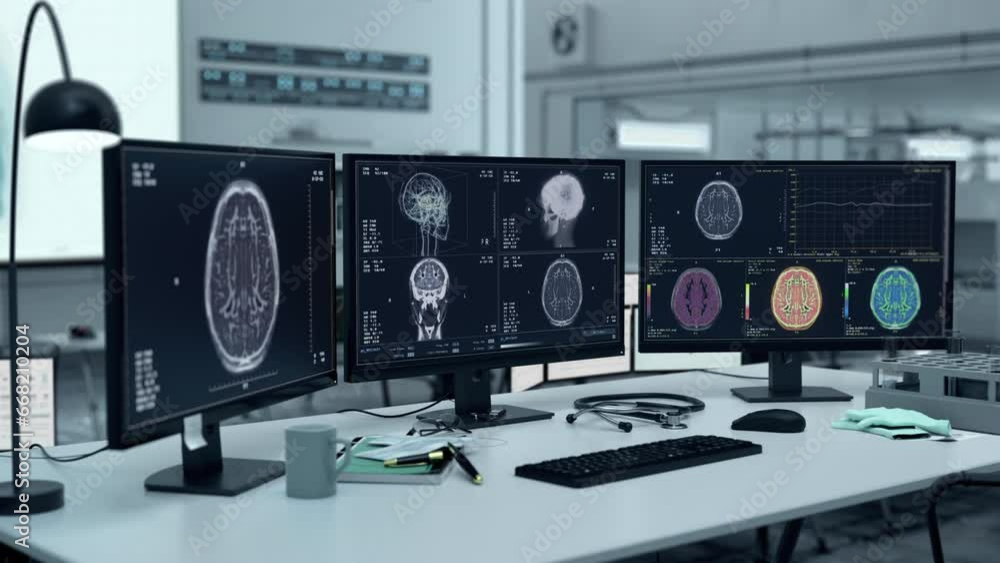 Advanced Medical Scan System Inspects Human Brain To Diagnose Disease ...