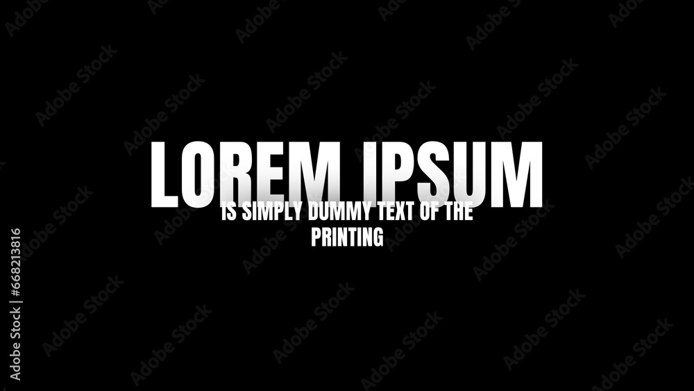 Clean Animated Title Stock Template | Adobe Stock