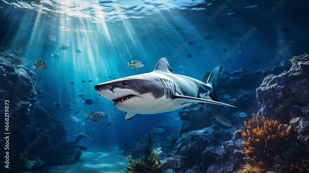 Sharks are apex predators in the ocean, known for their formidable ...