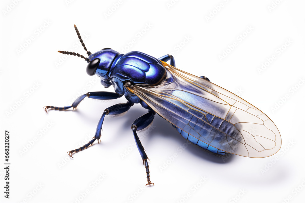 Hyper-Detailed Photorealistic Close-Up: Firefly Illuminating in Soft ...