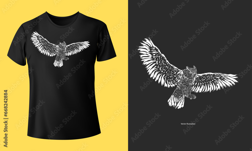 Owl T-Shirt, White Print for T-shirts and another, Cute Owl Shirts, Owl ...