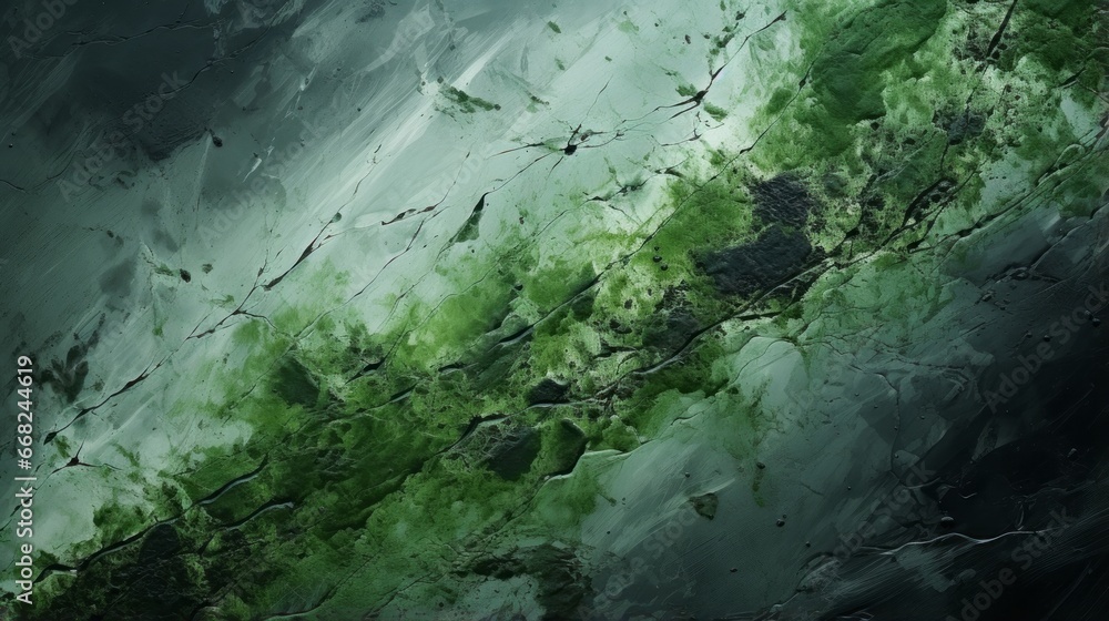 A verdant oasis emerges from the jagged, obsidian rock, beckoning one ...