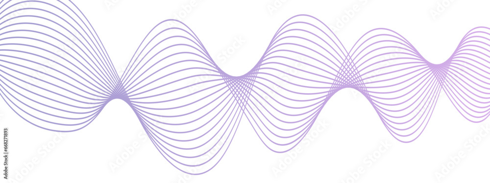 Abstract colorful wave line transparent background modern stream wave ...