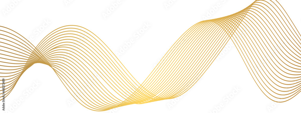 Abstract colorful wave line transparent background modern stream wave ...