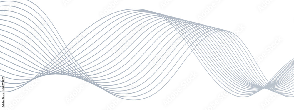 Abstract colorful wave line transparent background modern stream wave ...