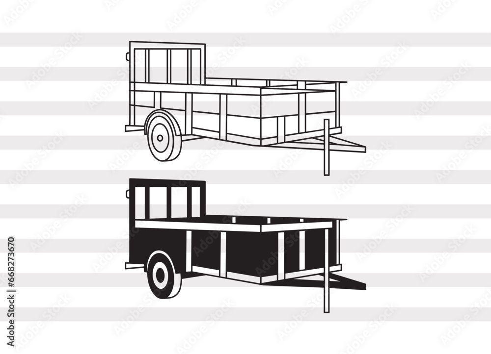 Big Tex Trailers SVG, Flatbed Semi Truck Svg, Flatbed Gooseneck Trailer ...
