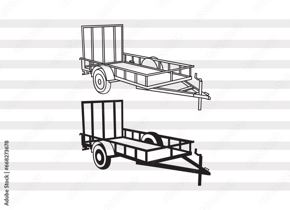 Poster Big Tex Trailers SVG, Flatbed Semi Truck Svg, Flatbed Gooseneck ...