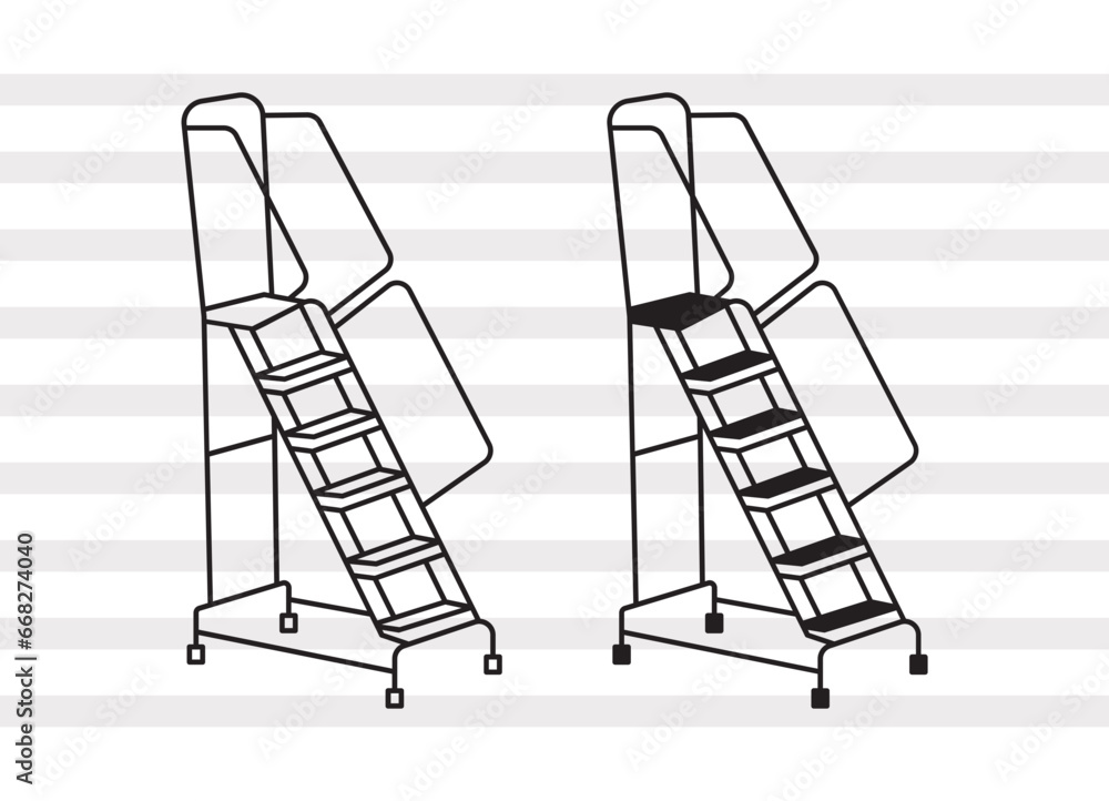 Ladder SVG, Step Ladder Svg, Wooden Ladder Svg, Firefighter Ladder Svg ...
