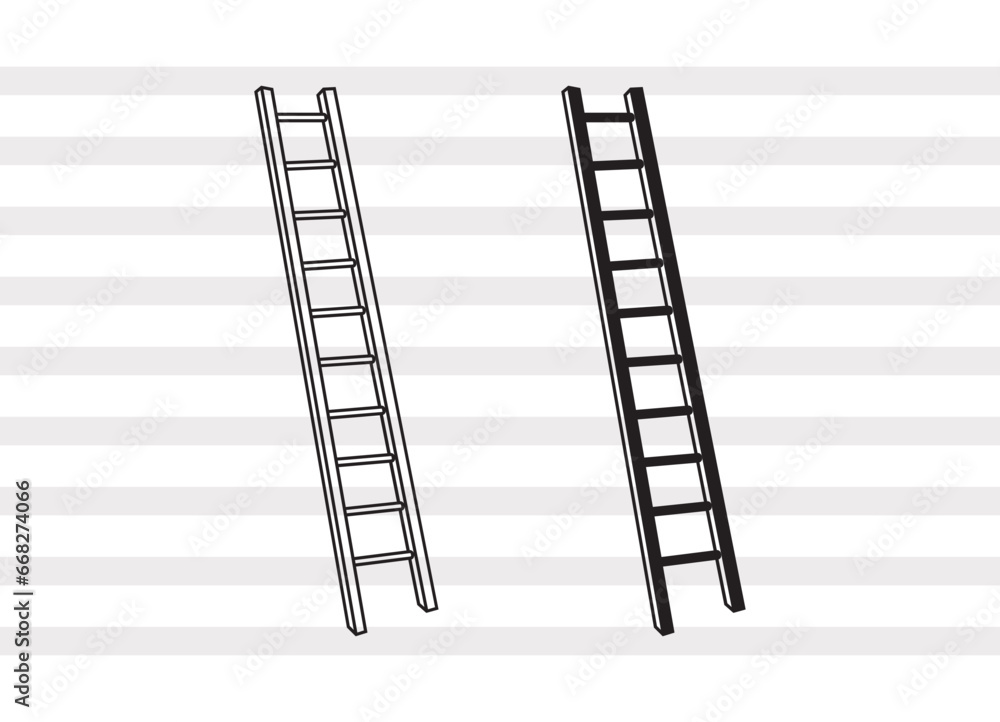 Ladder SVG, Step Ladder Svg, Wooden Ladder Svg, Firefighter Ladder Svg ...