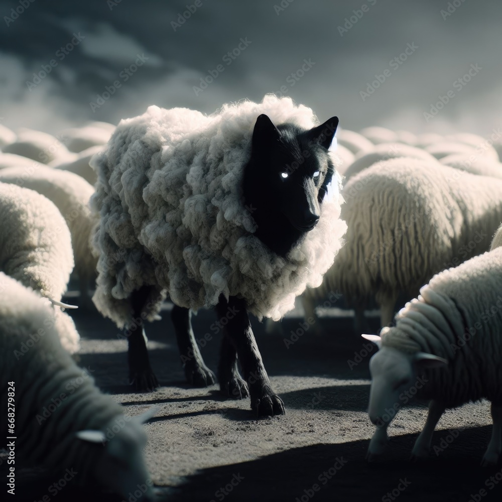 Wolf in sheep clothing. From Grace to Guile: The Deceptive ...