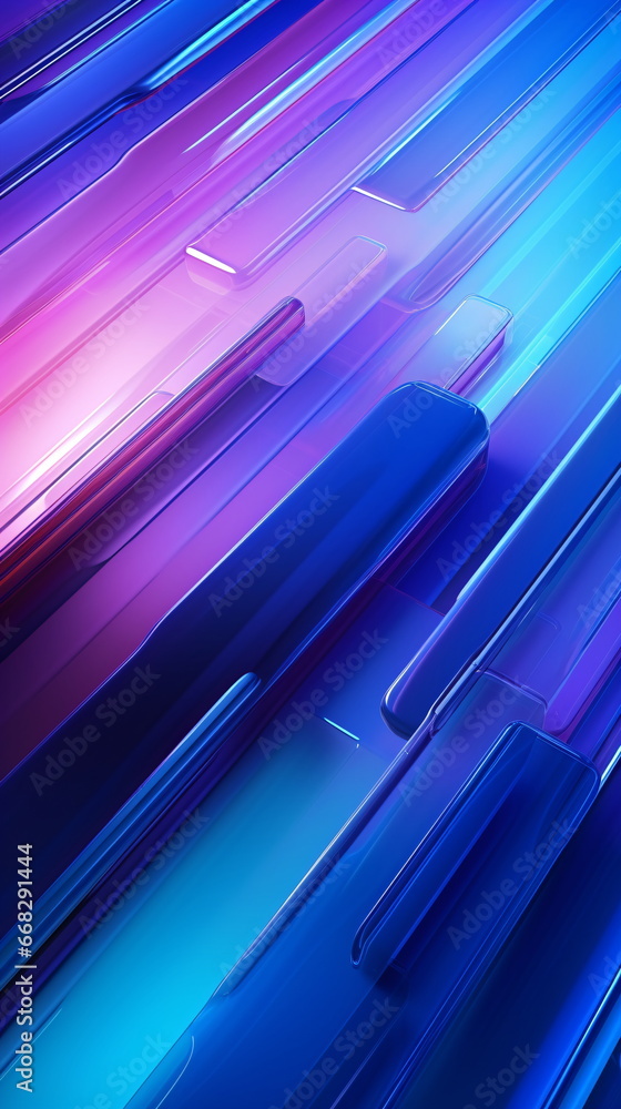 Abstract gradient multilayer glass background. colorful glass 3d object ...