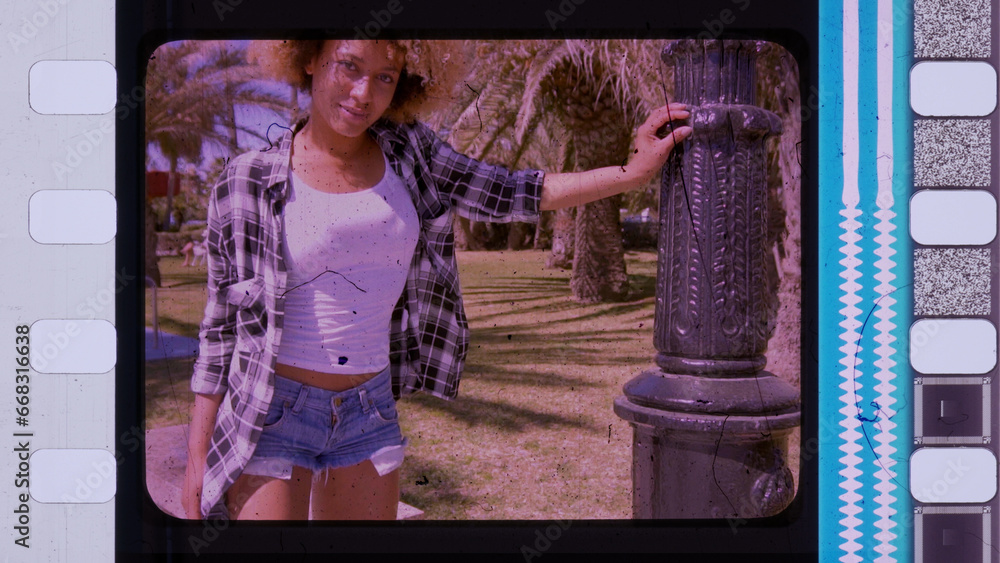 35mm Film Frame Color Overlay Stock Template | Adobe Stock