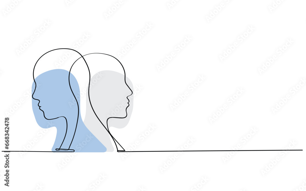 Split Personality disorder . Bipolar disorder. Mental health awareness ...
