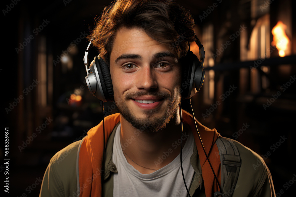 A versatile voice actor seamlessly switching between characters in an ...