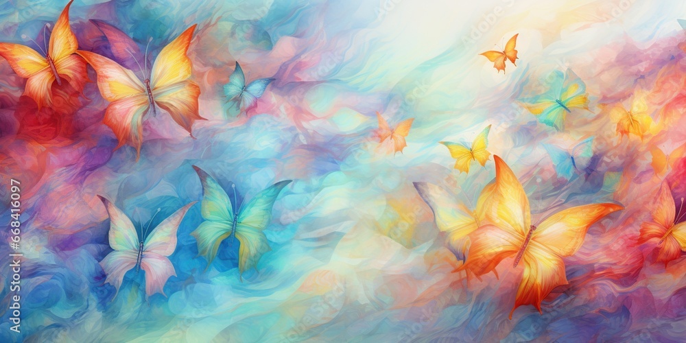 Prismatic Butterfly Dreams: An abstract representation of prismatic ...