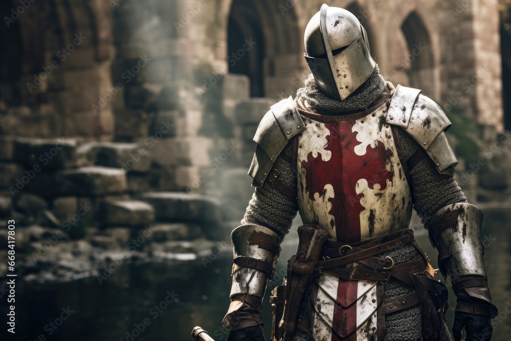 Chased by enemies, a Templar knight finds refuge in a hidden sanctuary ...