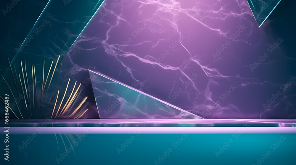 Negative space background based on purple and blue colors Stock イラスト ...