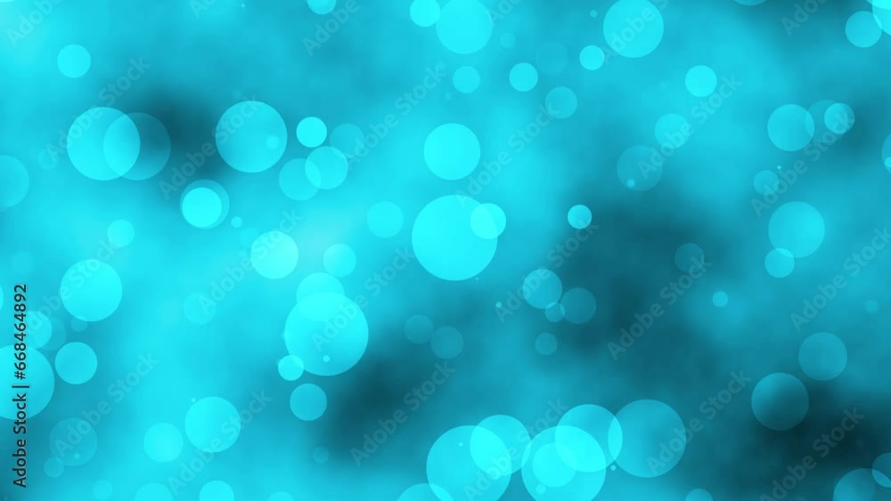 Fondo azul animado con círculos en movimiento Stock ビデオ | Adobe Stock