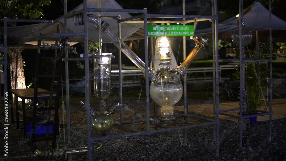 Chemistry Lab, Distillation Of Liquid Mixtures, Chemical Science ...