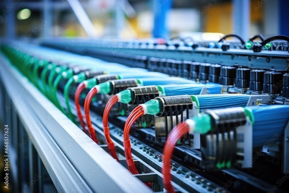 Electrical equipment of a modern plant. Power supply, communication and ...
