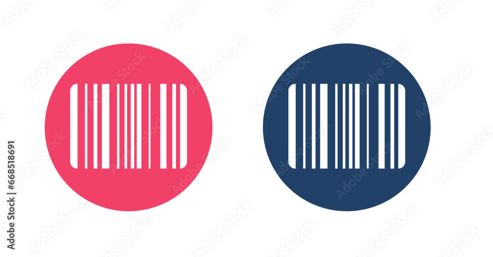 Barcode icon, bar code vector simple graphic pictogram image symbol ...