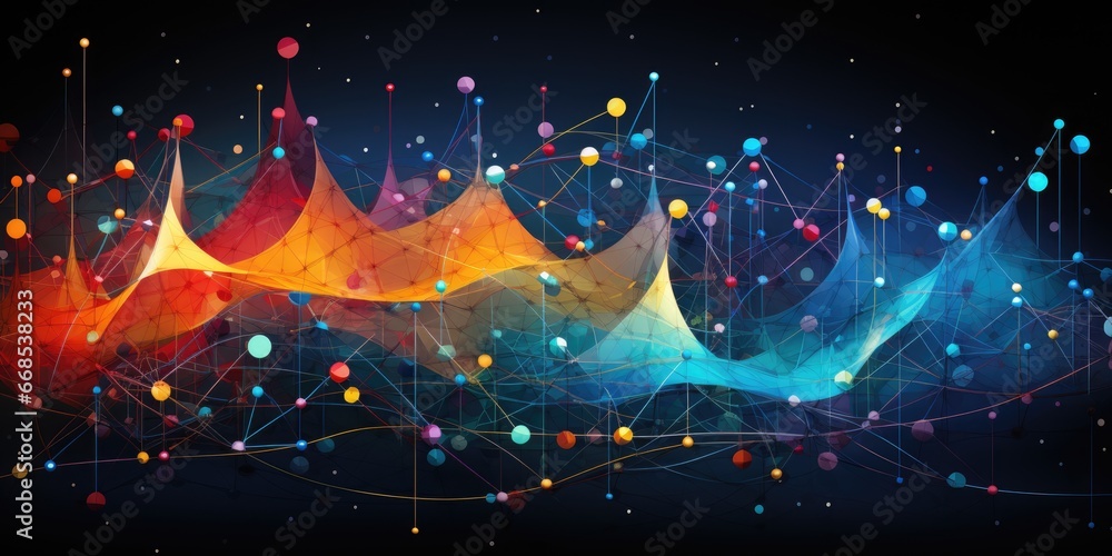 an artwork that is a visual representation of a complex algorithm or mathematical equation. AI ...