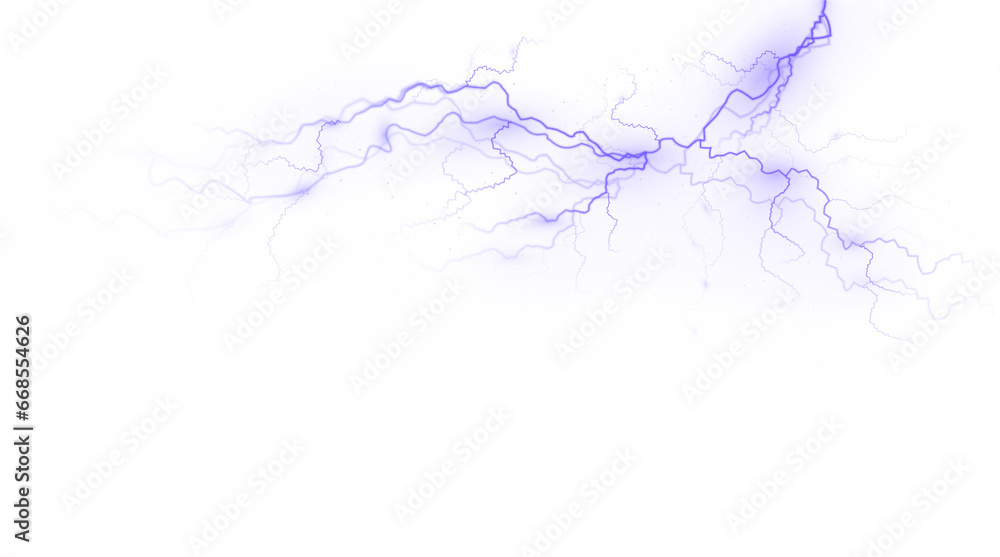Bright Lightning PNG Transparent, Blue Bright Linear Lightning ...