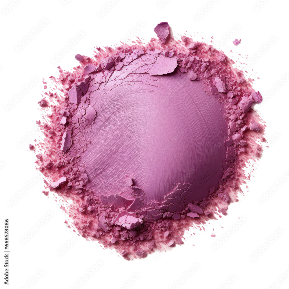 Purple powder isolated on transparent background,transparency Stock ...