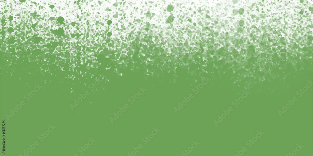 White and green color frozen ice surface design abstract background ...